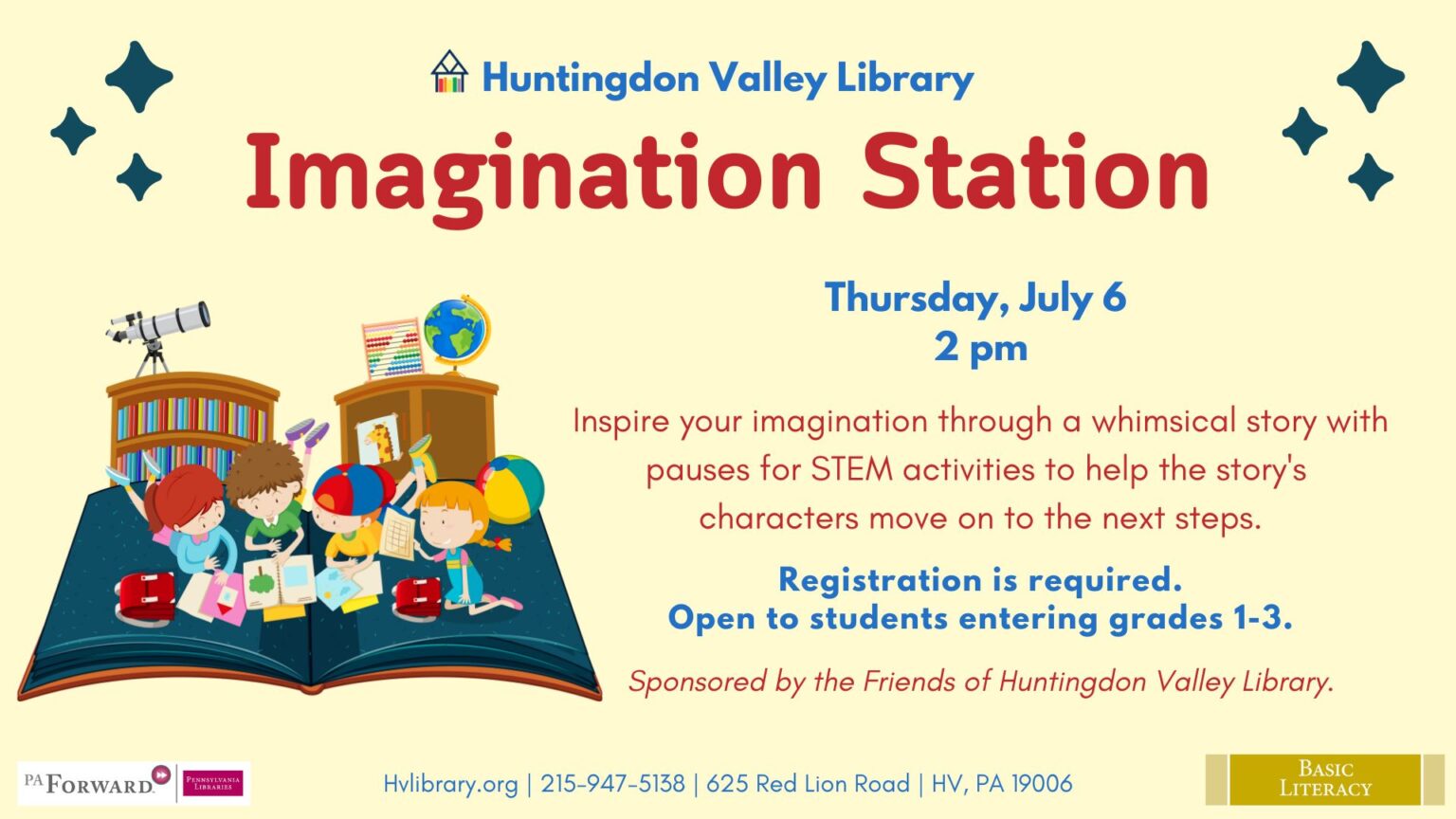 Youth Services – Children – Huntingdon Valley Library
