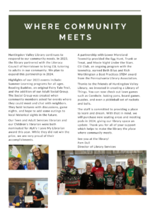 About HVL – Huntingdon Valley Library